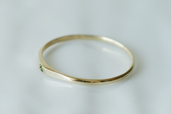 K10製 デマントイドガーネットのリング 指輪・リング nanakiyo 通販 10451640｜Creema(クリーマ)