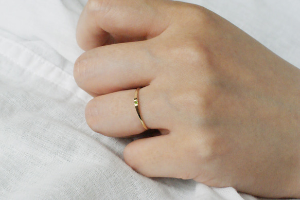 K10製 デマントイドガーネットのリング 指輪・リング nanakiyo 通販 10451640｜Creema(クリーマ)