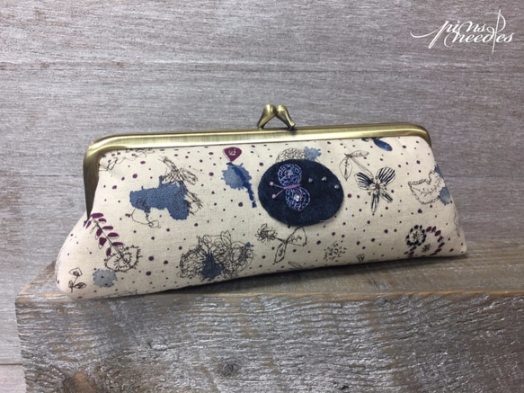 布の口の金 - バタフライガーデン ポーチ Pins&Needles 針線勤 通販｜Creema(クリーマ) 4550333