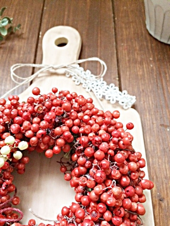 カッティングボードリース♪ リース snowboll 通販 5598140｜Creema(クリーマ)