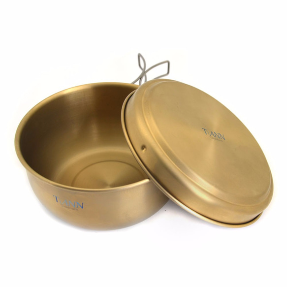 【TiANN】Titanium Bowl with Cover (L) 弁当箱・ランチボックス TiANN 鈦安純鈦餐具 通販｜Creema ...
