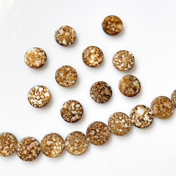 シェルビーズ 10個 ビーズ Riju 通販 12620142｜Creema(クリーマ)