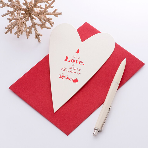 クリスマスカード♡大きめサイズ メッセージカード wm 通販 4921913｜Creema(クリーマ)