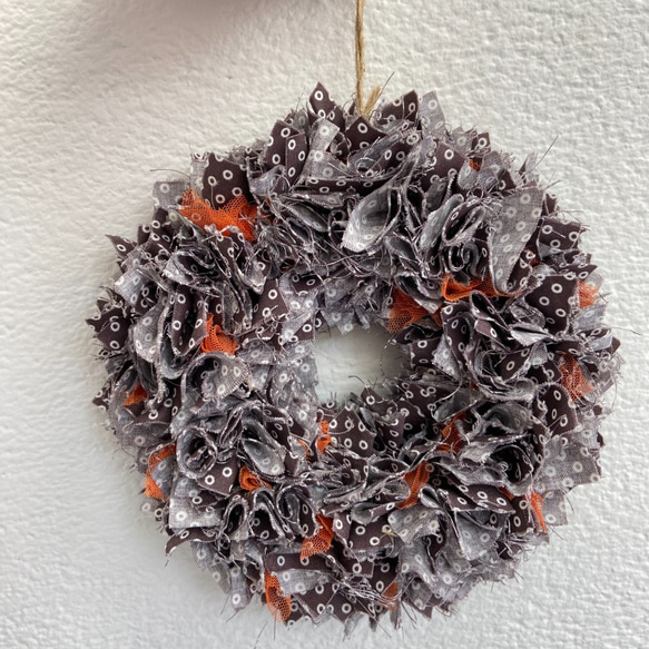布リース キャンドルホルダー ハロウィン リース 夢衣 通販｜Creema(クリーマ) 12710954