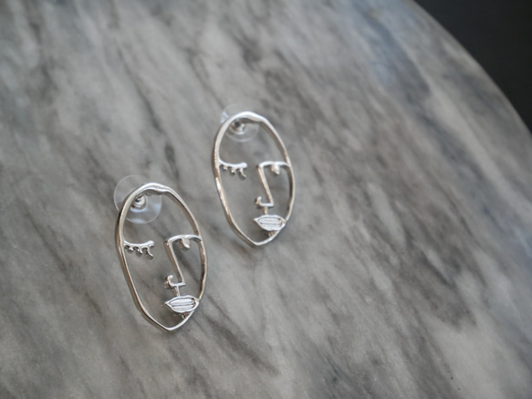 フェイスピアス シルバー ピアス（スタッド・一粒） missu 通販 11170040｜Creema(クリーマ)