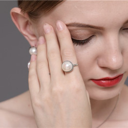 バロックシリーズ-パールS925スターリングシルバーオープンワンサイズリング01スタイル 指輪・リング Fashion Museum 通販 ...