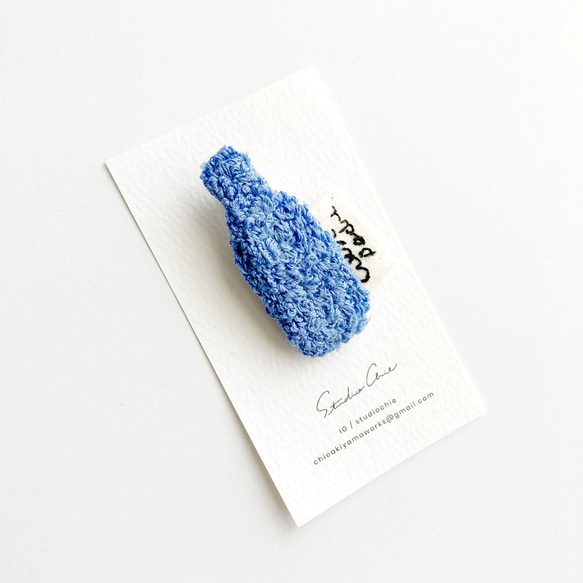 PICT BROOCH / bottle ブローチ chieakiyama 通販 9667623｜Creema(クリーマ)