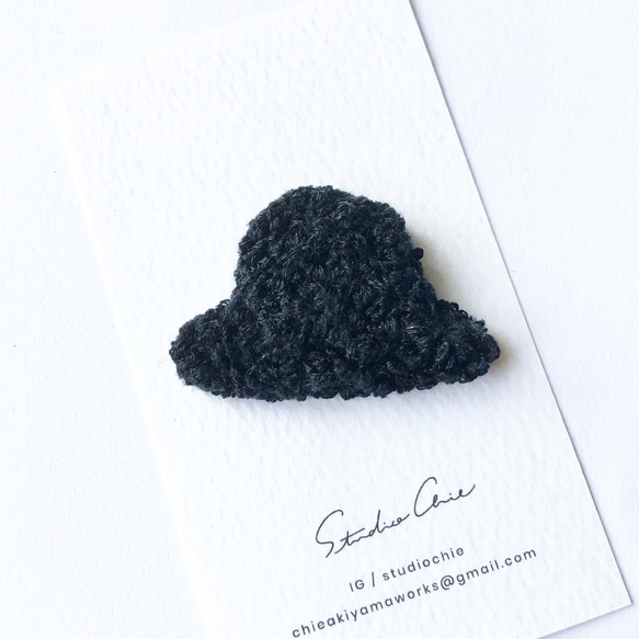 PICT BROOCH / Gentleman Hat ブローチ chieakiyama 通販 9667633｜Creema(クリーマ ...