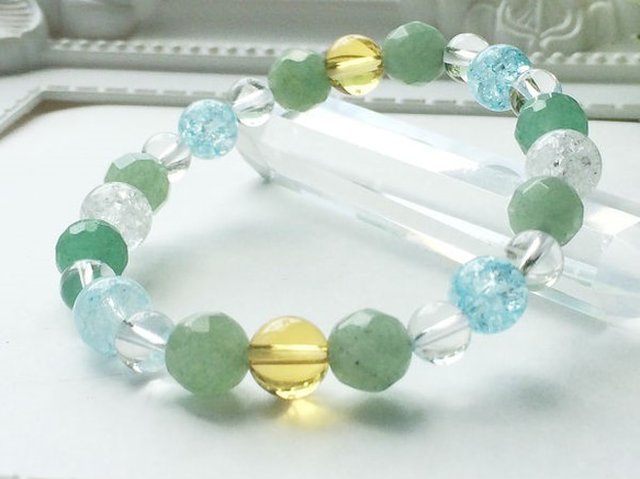 【再販】19cm 【ブルー】ストレスを溜めやすい人におススメアベンチュリンとシトリンブレスレット その他アクセサリー（メンズ） Lien 通販 ...