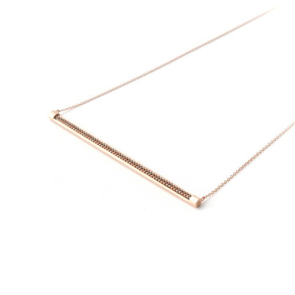 MMD long bar necklace / dark ネックレス・ペンダント hue& 通販 4836473｜Creema(クリーマ)