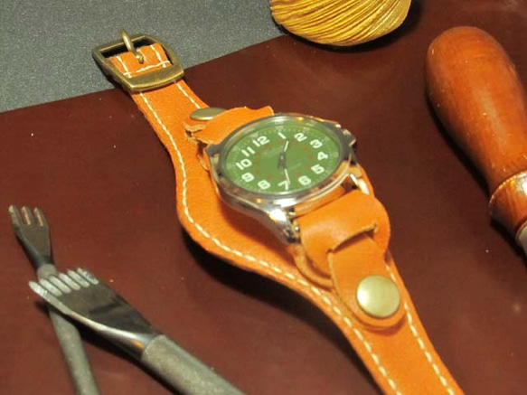 腕時計ベルト（腕時計付）UDDB-01 腕時計 クリボウクラフト 通販｜Creema(クリーマ)