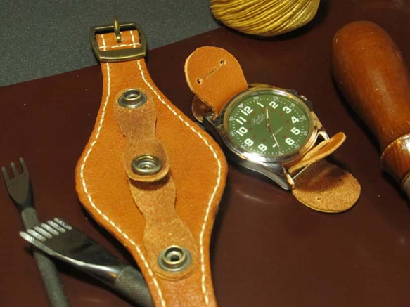 腕時計ベルト（腕時計付）UDDB-01 腕時計 クリボウクラフト 通販｜Creema(クリーマ)