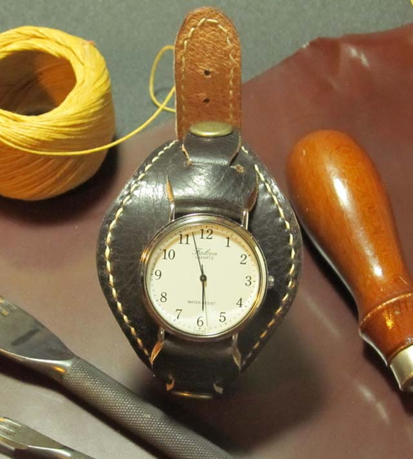 腕時計ベルト（腕時計付）UDDB-02 腕時計 クリボウクラフト 通販 415243｜Creema(クリーマ)