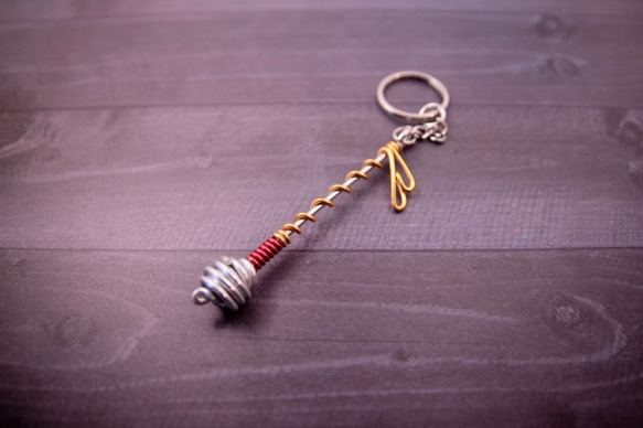 " Baton " key ring by Wire Art Walker Studio その他アクセサリー Joe 通販 5020465 ...