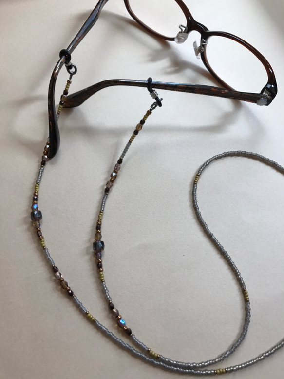 グラスコード／眼鏡コード グレー メガネ uncle joji アンクルジョウジ 通販 4461986｜Creema(クリーマ)