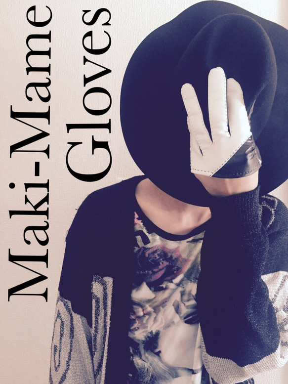 手袋/革製 [Triangle and Errors] monochrome ver. 手袋・ミトン Maki-Mame Gloves 通販 ...