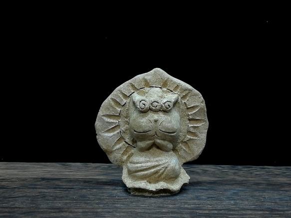 素焼き猫仏さま【一期一会】No.118 その他置物 三条獅子 通販 5650071｜Creema(クリーマ)