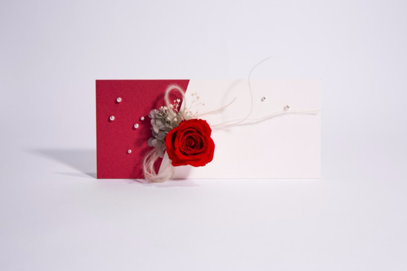 Rosecode花卡片系列 代號：暖心灰紅 留言卡片 Rosecode 的作品 4994381｜Creema