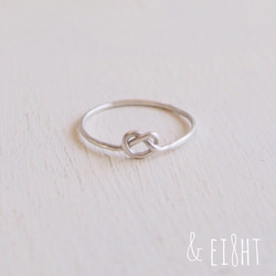 【再販】- Silver - MUSUBI Ring 指輪・リング ＆ ei8ht 通販 1018463｜Creema(クリーマ)