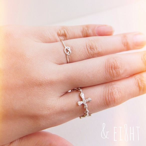 【再販】- Silver - MUSUBI Ring 指輪・リング ＆ ei8ht 通販 1018463｜Creema(クリーマ)