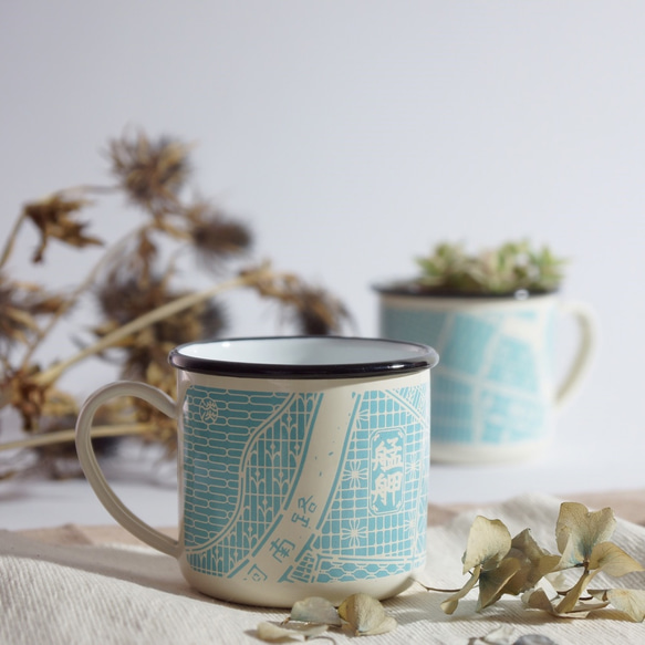 艋舺ウィンドウマップ珐琅杯 マグカップ Qmore Design 通販 5659040｜Creema(クリーマ)