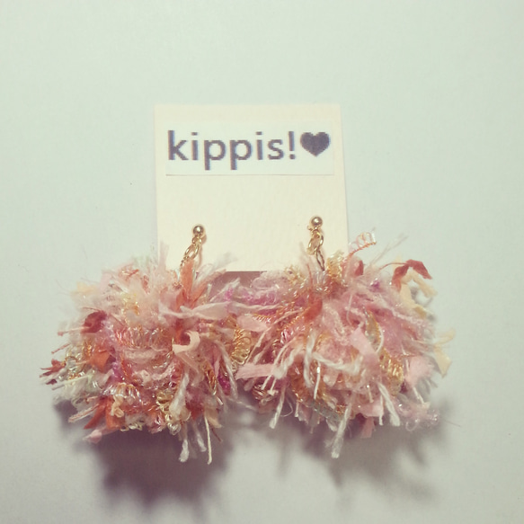 bon-bon ピアス ピアス（スタッド・一粒） kippis！ 通販 231788｜Creema(クリーマ)