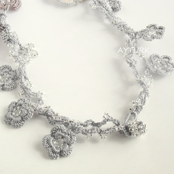 [Resale] OYA crochet necklace [BIJOU] Misty Lavender 項鍊 AYTURK／アイトゥルク 的作品｜Creema 5322979
