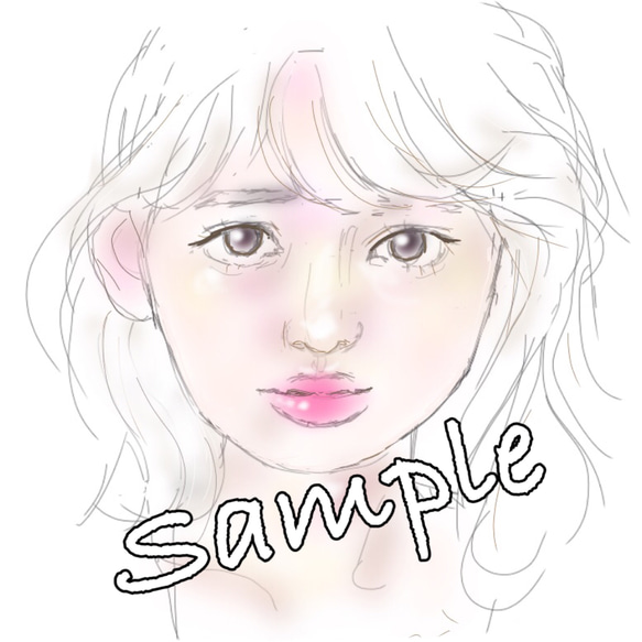 SNS ️アイコン ️オーダー （似顔絵、プレゼントにも） イラスト kitten.k 通販 11518576｜Creema(クリーマ)