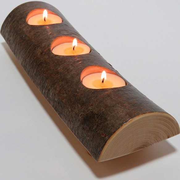 小枝のキャンドルホルダー・ティライトホルダー キャンドル・キャンドルホルダー Woodsman 通販｜Creema(クリーマ) 5484061
