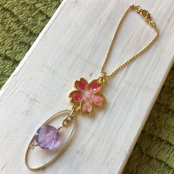 桜モチーフバッグチャーム その他アクセサリー マルクル 通販 5296545｜Creema(クリーマ)