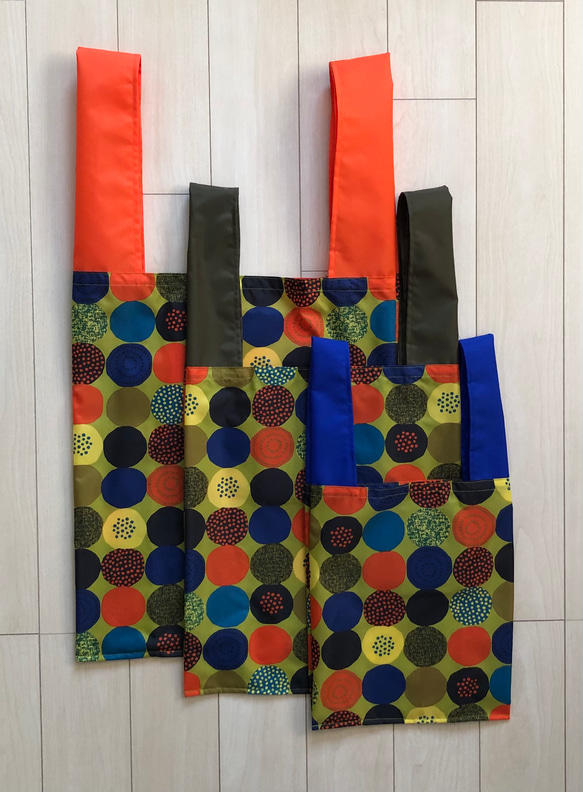 エコバッグ3点セット☆L、M、Sサイズ☆ エコバッグ・サブバッグ seaBLUEsea 通販｜Creema(クリーマ) 11589181