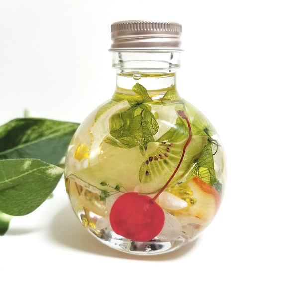 天然石ハーバリウム fruit punch(トルマリン入り) ハーバリウム・植物標本 ＊Ayu＊accessory 通販 5684384 ...