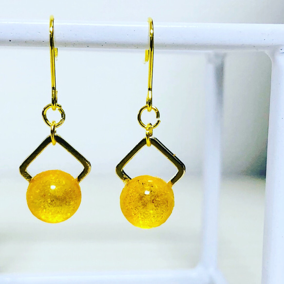 煌めきピアス ピアス（フック・チェーン） miyuna 通販｜Creema(クリーマ)