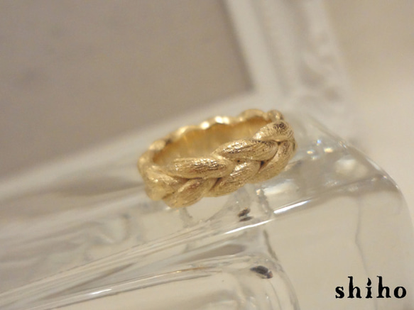 mitsuami ring（M） 指輪・リング shiho 通販 166420｜Creema(クリーマ)