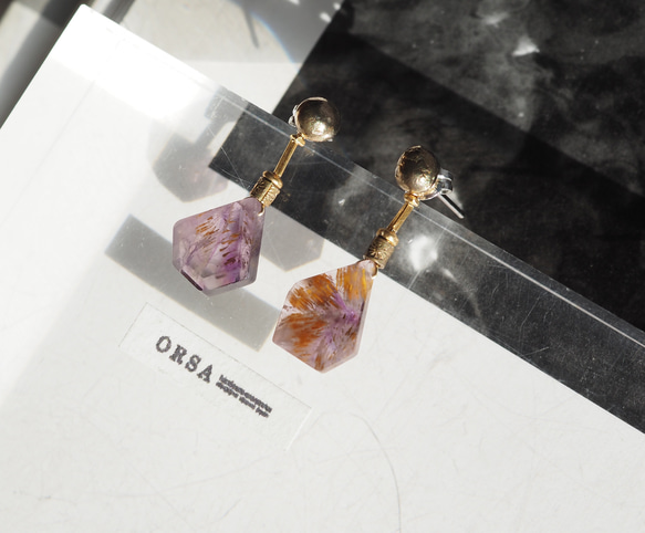 Möbius ：elestial quartz. ピアス（その他） ORSA 通販 11161604｜Creema(クリーマ)