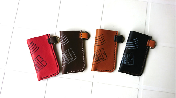 ライターケース(レッド) その他ケース 革小物雑貨ALPHA工房 通販 5580051｜Creema(クリーマ)