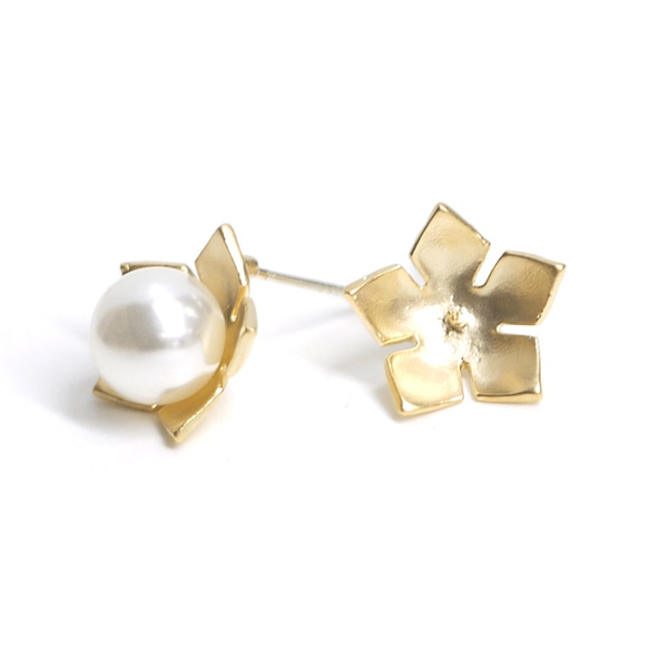 新作【1ペア】SV925芯！ピートンフラワーマットゴールドピアス、金具 NF 金具・チェーン DIYBEJEWEL営業時間外対応不可 通販 ...