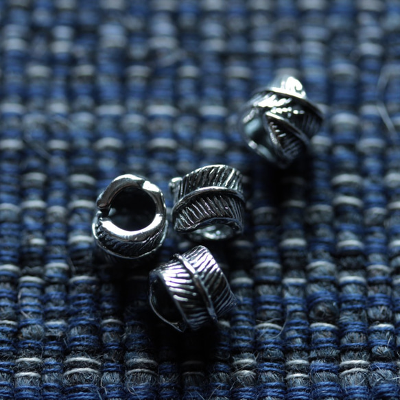*Silver925 feather beads ビーズ up to you! 通販｜Creema(クリーマ)