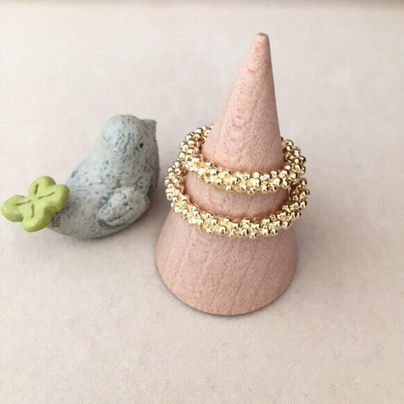 ミドルフィンガー&ピンキーリング・ゴールド2個セット 指輪・リング Lester 通販 1760093｜Creema(クリーマ)