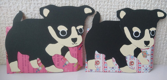 チワワのミニ封筒 ぽち袋・お年玉袋 ペーパー雑貨屋びっけ 通販 5371209｜Creema(クリーマ)