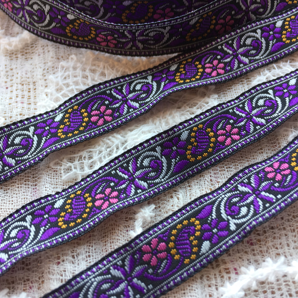 【チロリアンテープ ︎2m販売】チェンマイ ︎モン族 ︎アジア ︎リボン ︎エスニック ︎ハンドメイド ︎50709 リボン・テープ ...