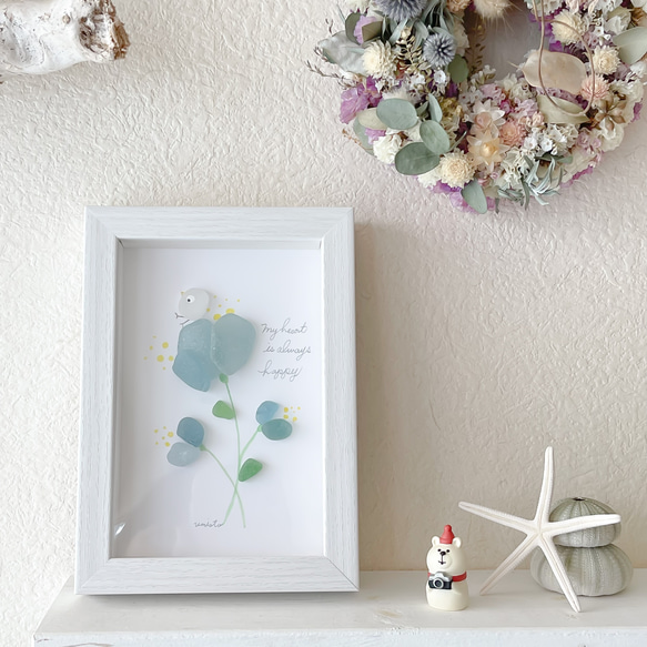 シーグラスアート ちょっとひとやすみ その他アート umioto 通販｜Creema(クリーマ) 12346531