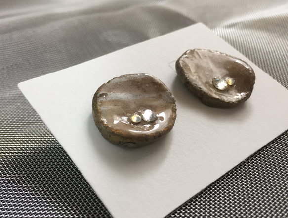 展示中 ピアス（スタッド・一粒） argile 通販 5707707｜Creema(クリーマ)