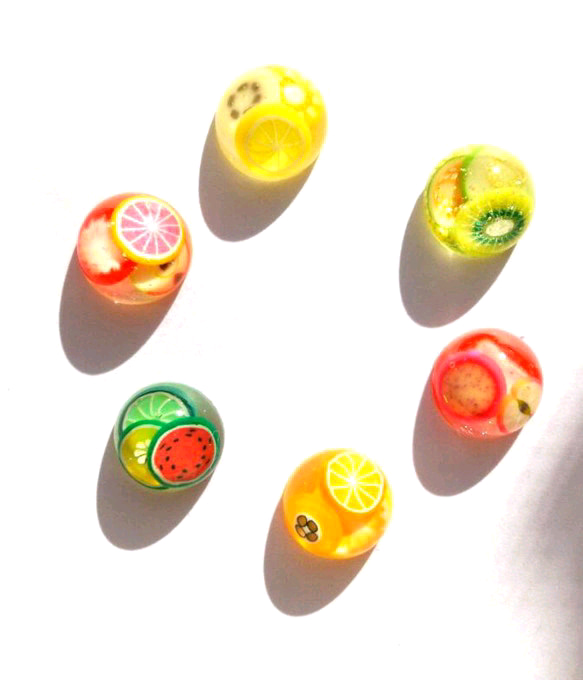 フルーツキャンディ イヤリング イヤリング・ノンホールピアス PINKY HEART 通販｜Creema(クリーマ) 2628382