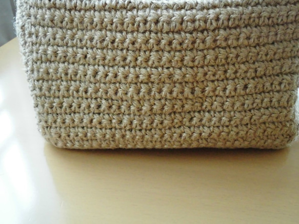 「再販」おすましツートン麻ひもトートバッグ「受注製作」 かごバッグ asa 通販｜Creema(クリーマ) 2189044