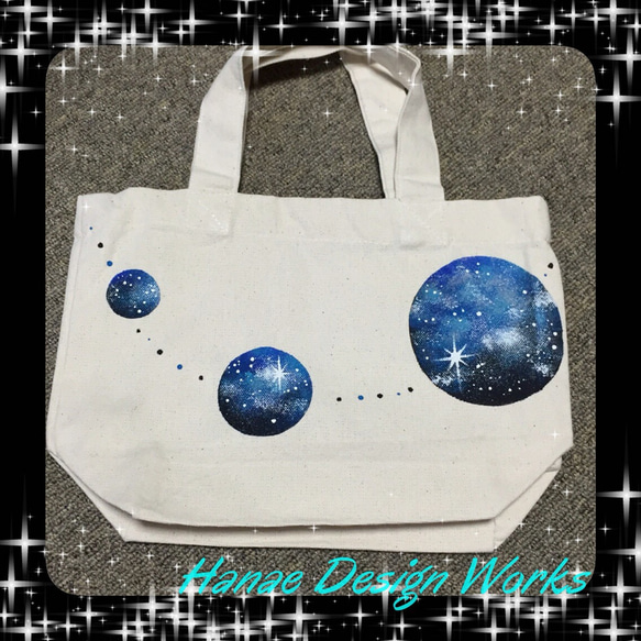 ☆ギャラクシーinプラネット☆★Earth トートバッグ hanae.dw 通販｜Creema(クリーマ) 2902291