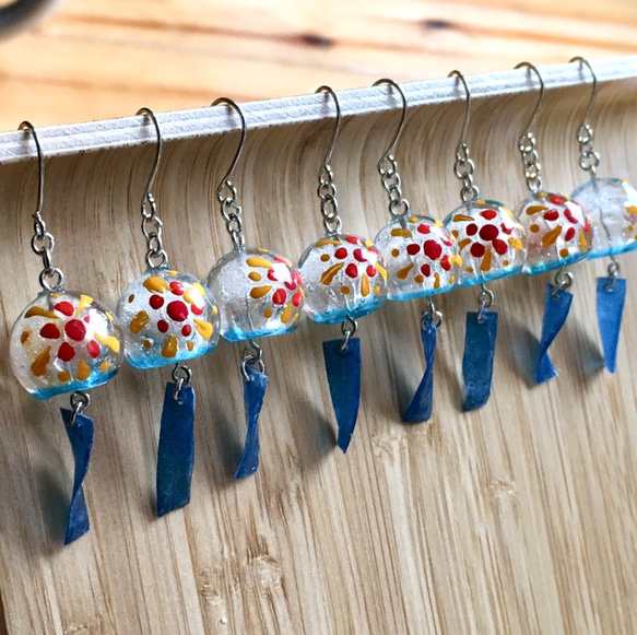 夏音 風鈴ピアス ピアス（フック・チェーン） anzy 通販 5921322｜Creema(クリーマ)