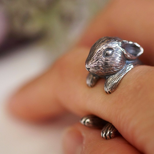 うさぎリング Silver 指輪・リング naturama 通販 1585477 うさぎリング Silver 指輪・リング naturama 通販 1585477