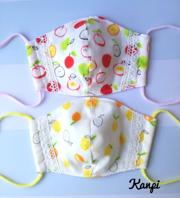 子供用 立体ガーゼマスク 女の子21 雑貨・その他 かんぴ 通販 5674299｜Creema(クリーマ)