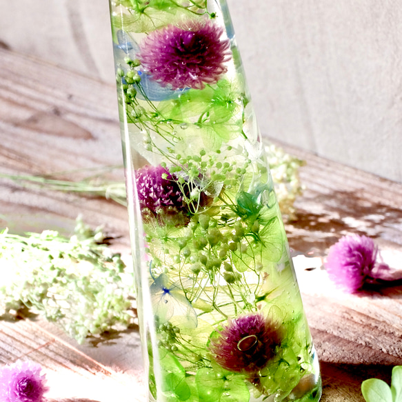 【新緑】 ハーバリウム・植物標本 breloque 通販｜Creema(クリーマ)